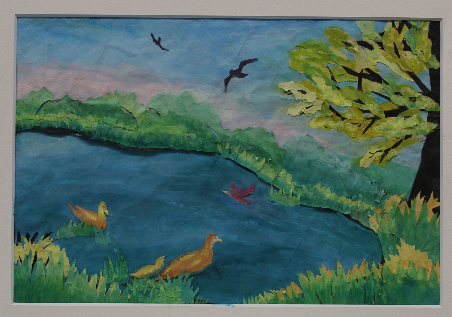 穏やかな沼辺ー春